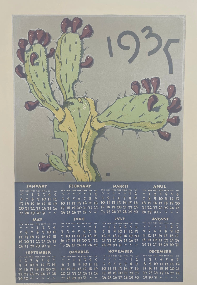1935 CACTUS CALENDAR – Flying Cloud Fine Art Posters