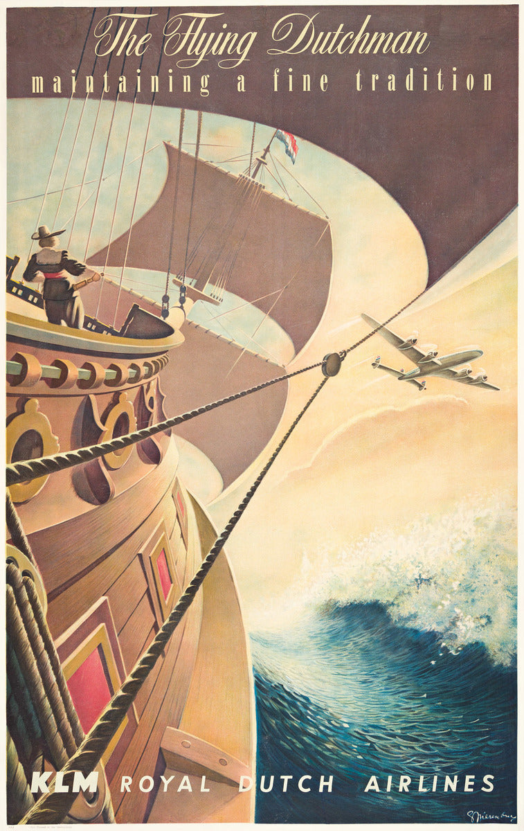 THE FLYING DUTCHMAN/ KLM ROYAL DUTCH AIRLINES – Flying Cloud Fine Art ...