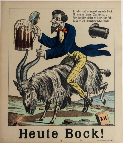 HEUTE BOCK GOAT RIDE – Flying Cloud Fine Art Posters
