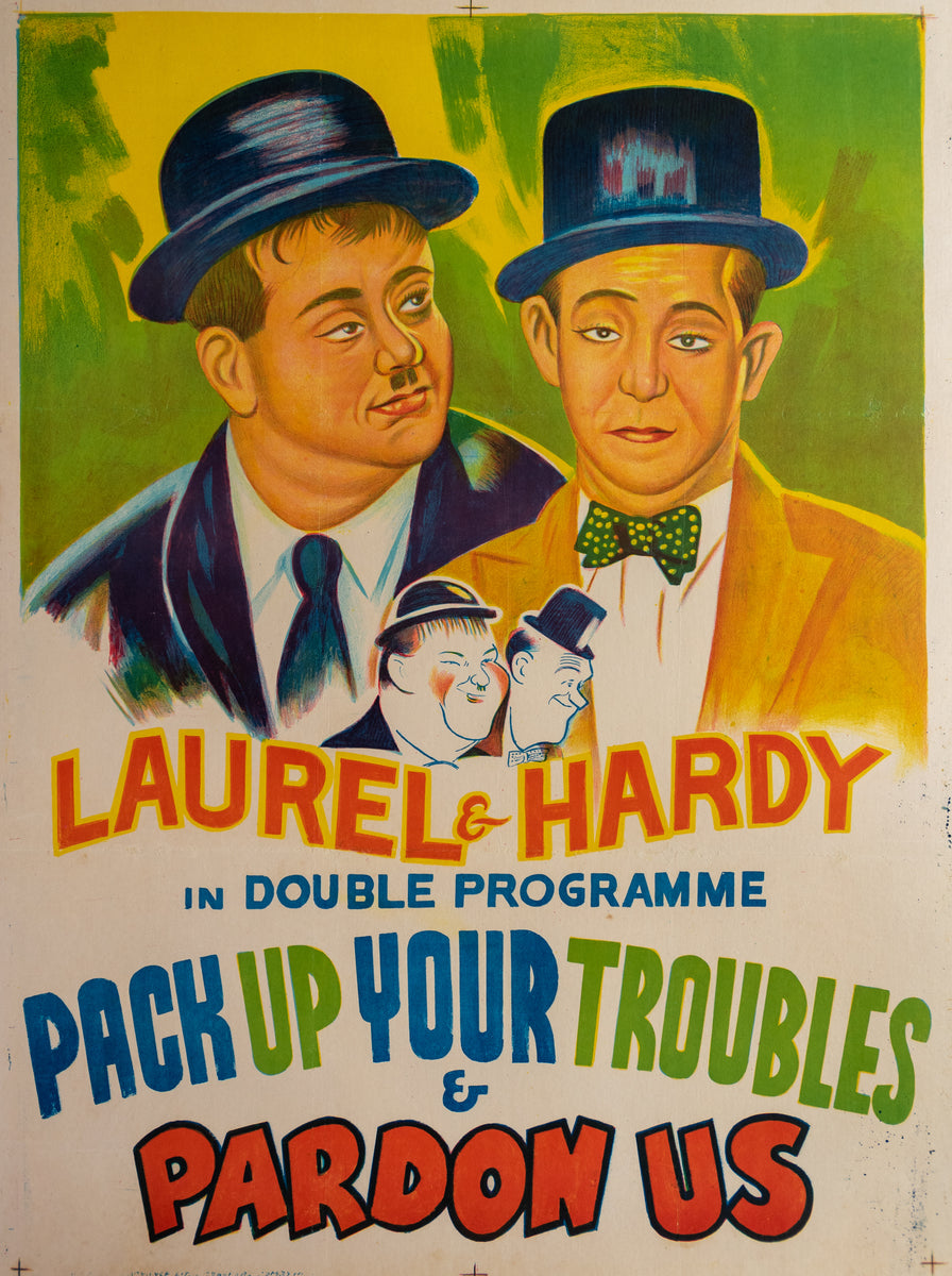 PACK UP YOUR TROUBLES LAUREL & HARDY – Flying Cloud Fine Art Posters