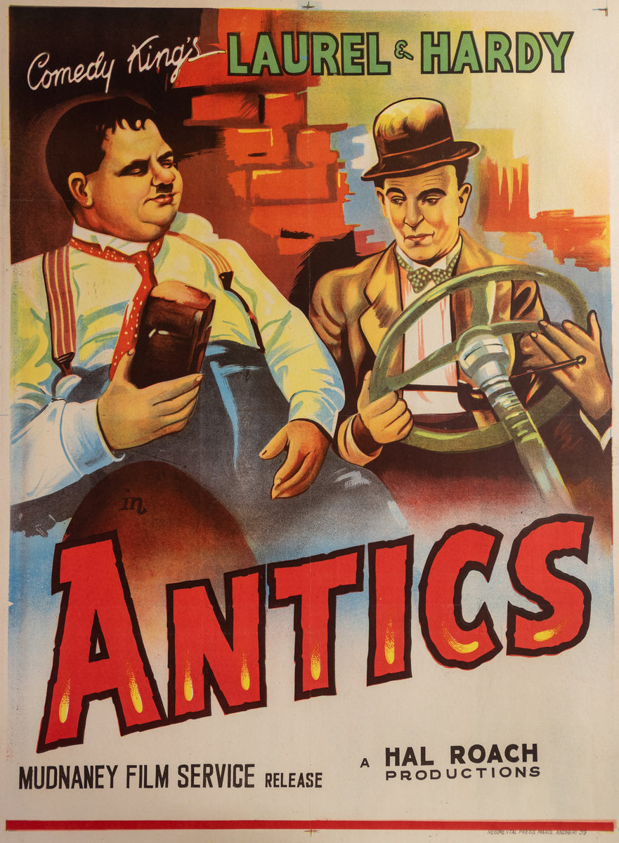 ANTICS LAUREL & HARDY – Flying Cloud Fine Art Posters