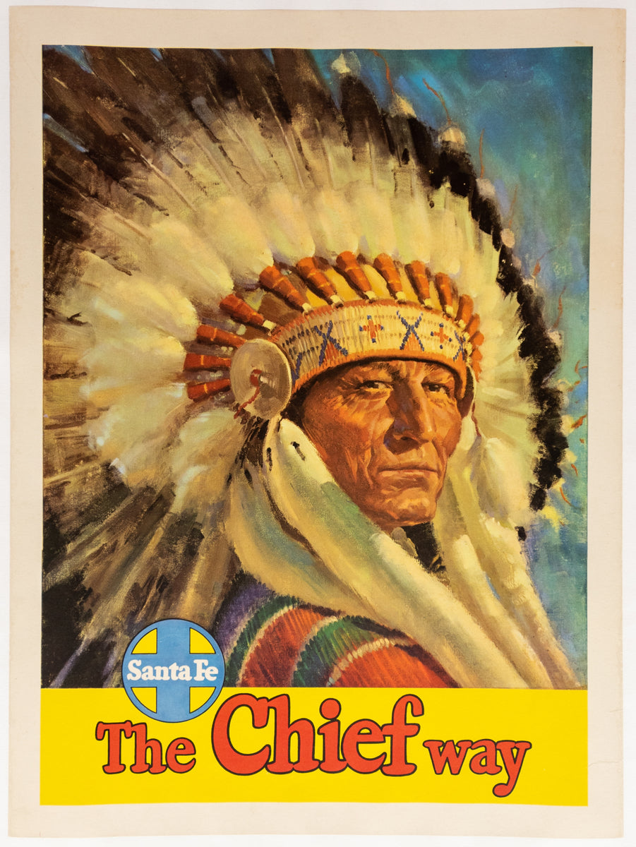 SANTA FE THE CHIEF WAY – Flying Cloud Fine Art Posters