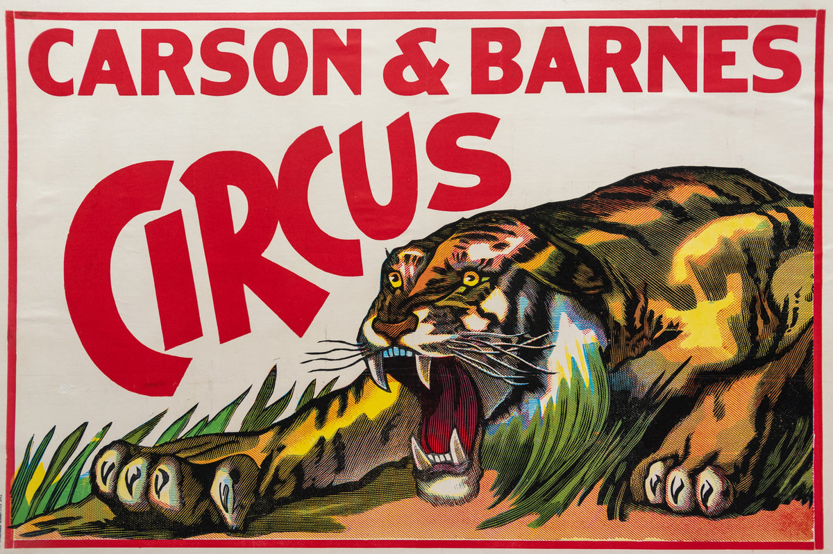 CARSON AND BARNES CIRCUS – Flying Cloud Fine Art Posters