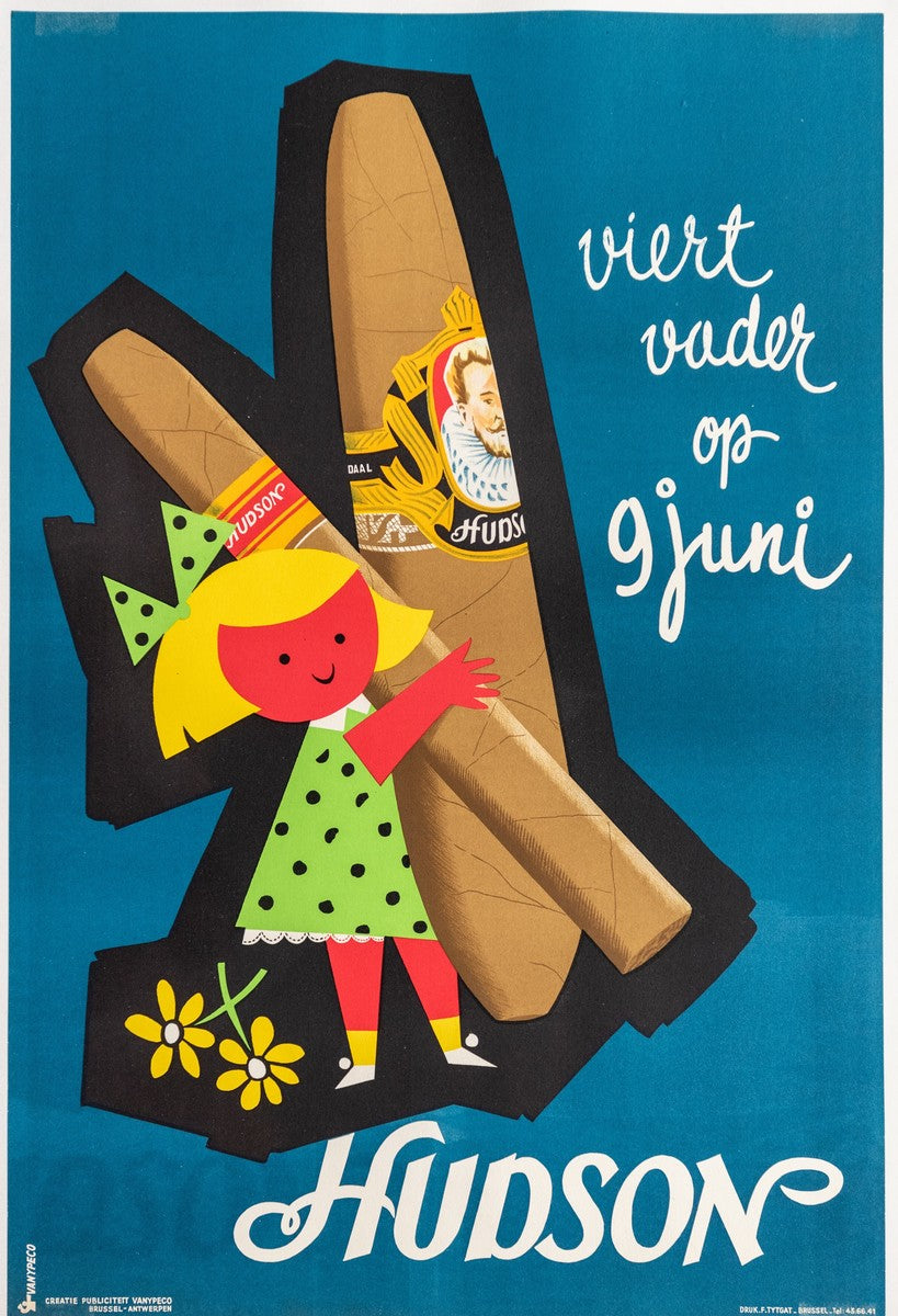 HUDSON/VIERT VADER OP 9 JUNI 1955 (DUTCH) – Flying Cloud Fine Art Posters