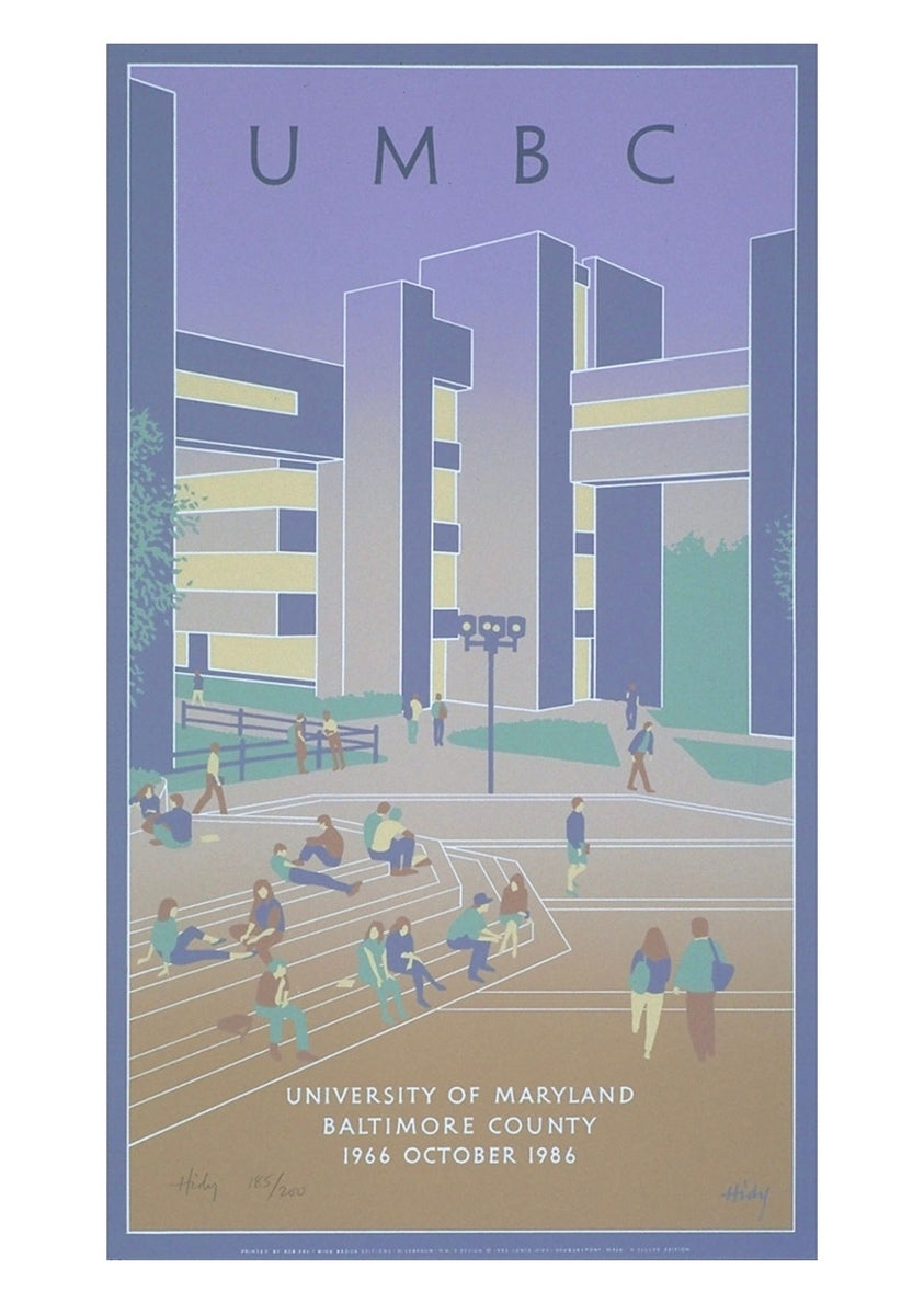 UMBC UNIVERSITY OF MARYLAND (signed - 76/200) – Flying Cloud Fine Art ...