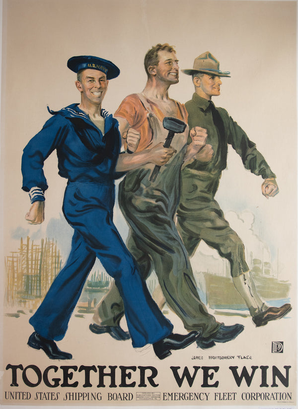 TOGETHER WE WIN 1918 – Flying Cloud Fine Art Posters